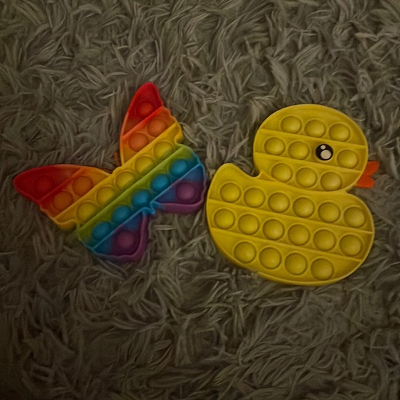 Toys | One Duck Pop It And One Butterfly Pop It | Poshmark